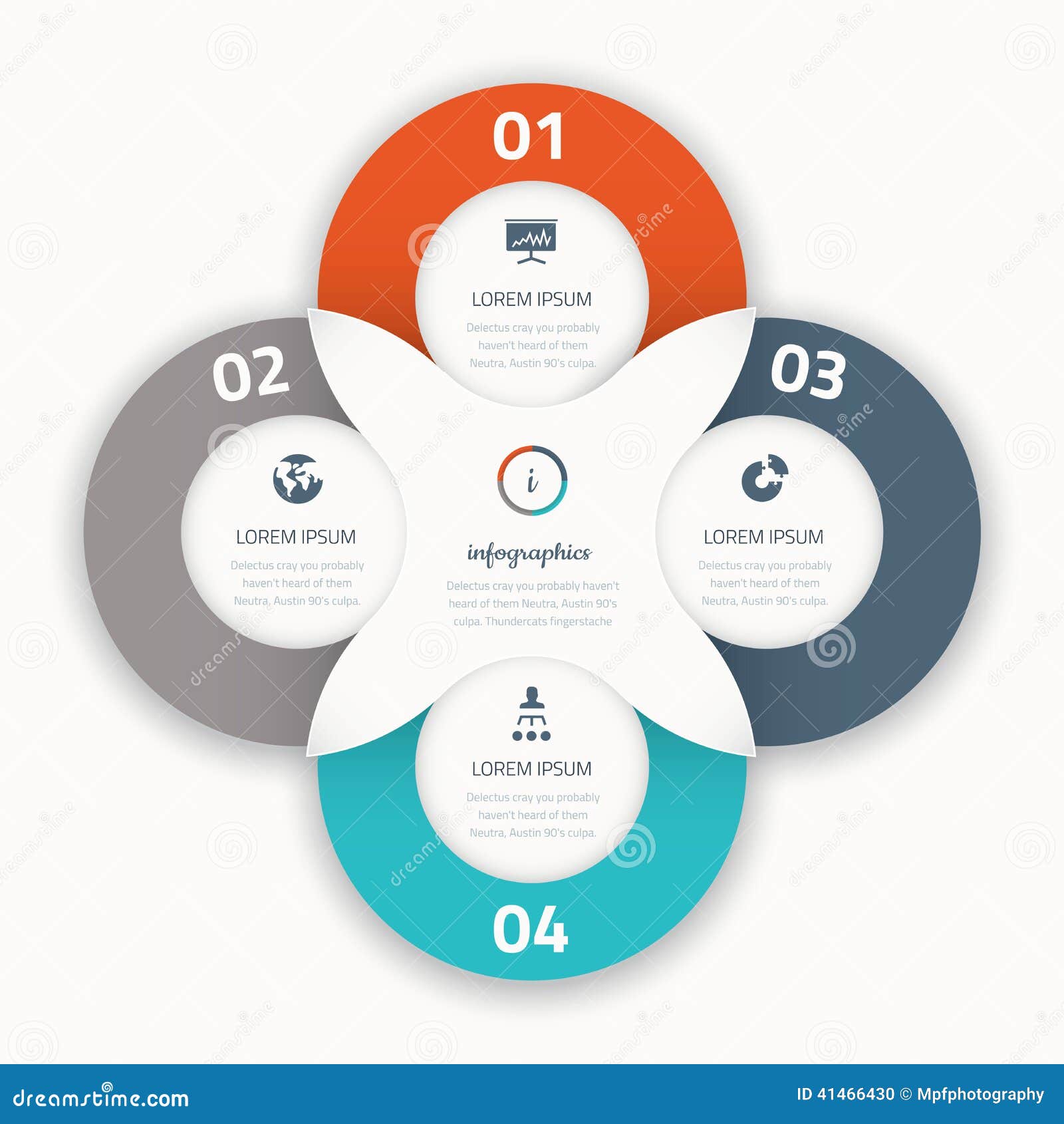 Modern Four Infographic Options Business Template Icons Stock ... Modern Four Infographic Options Business Template Icons Stock ...