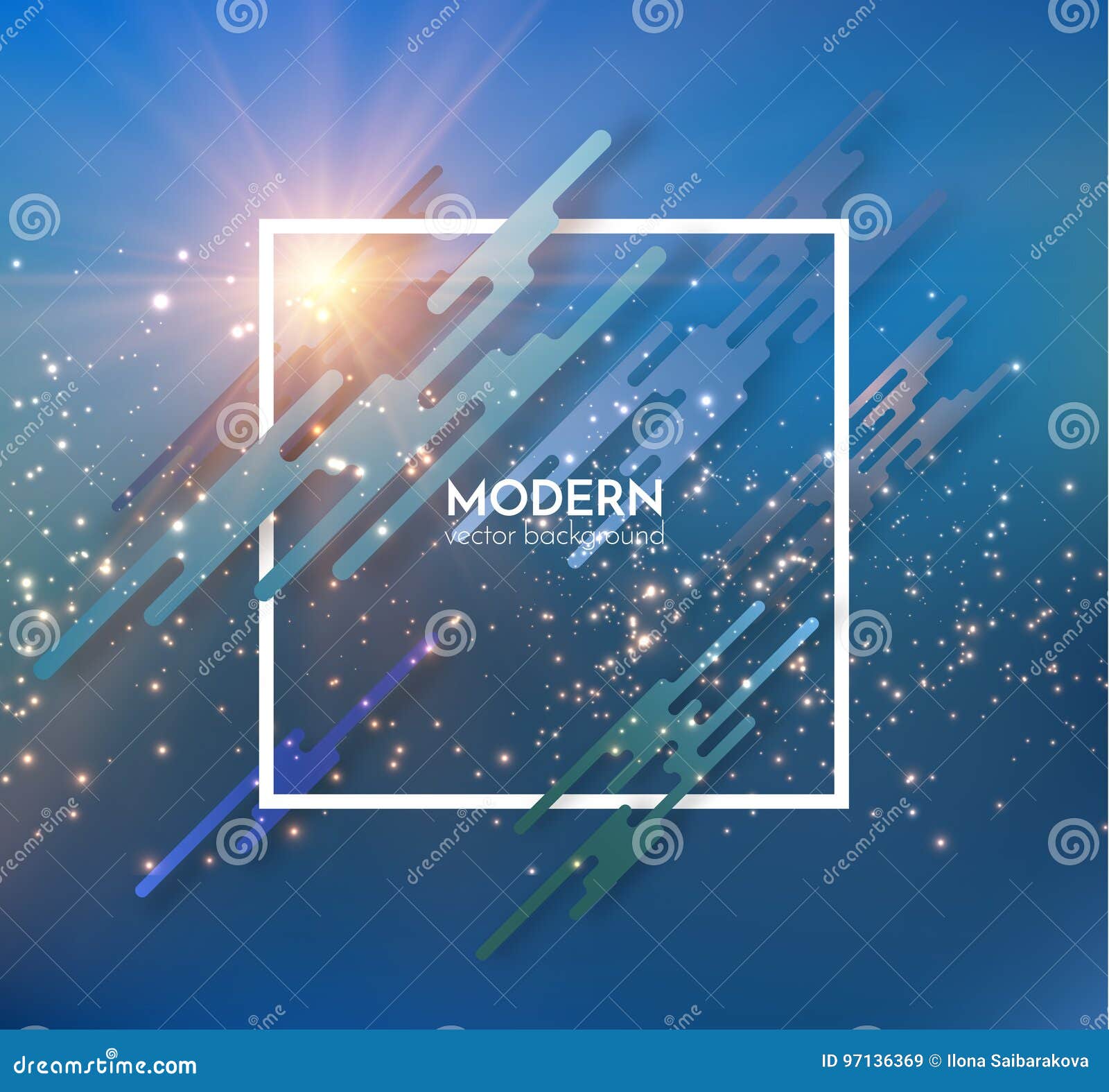 Modern Frame Vector Background. EPS10 Stock Vector - Illustration of ...