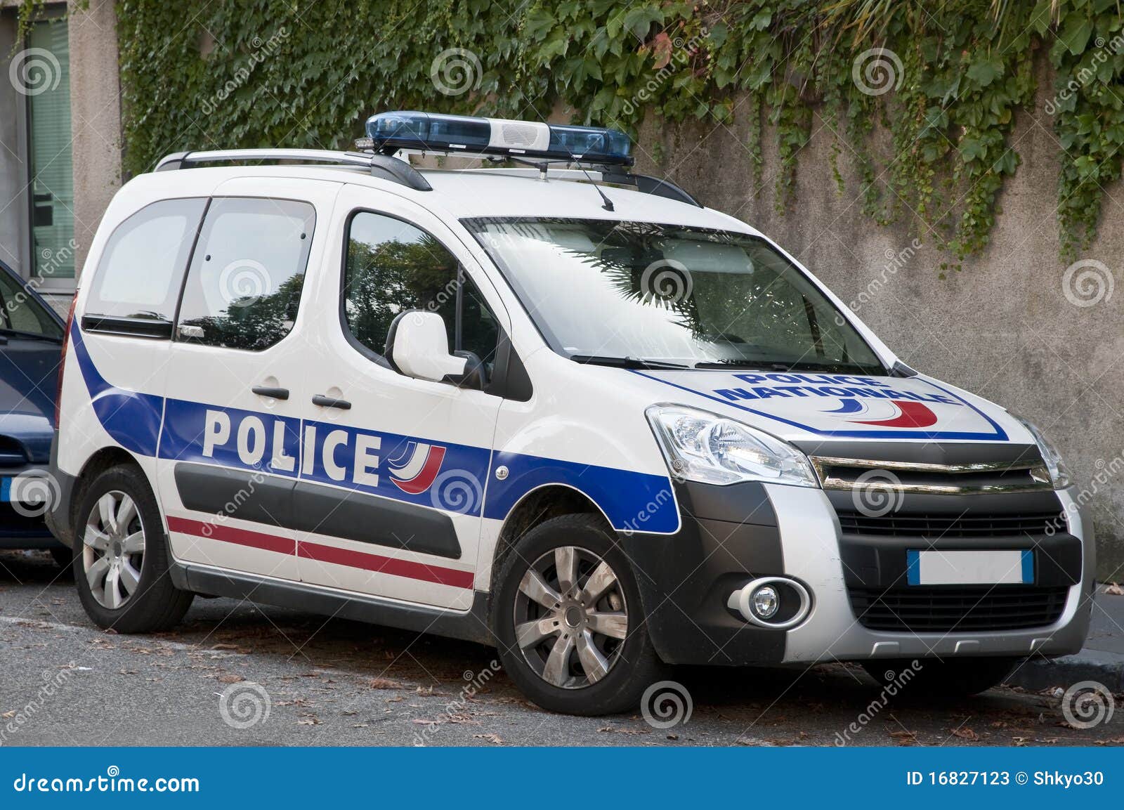 Modern french police car stock image. Image of france - 16827123