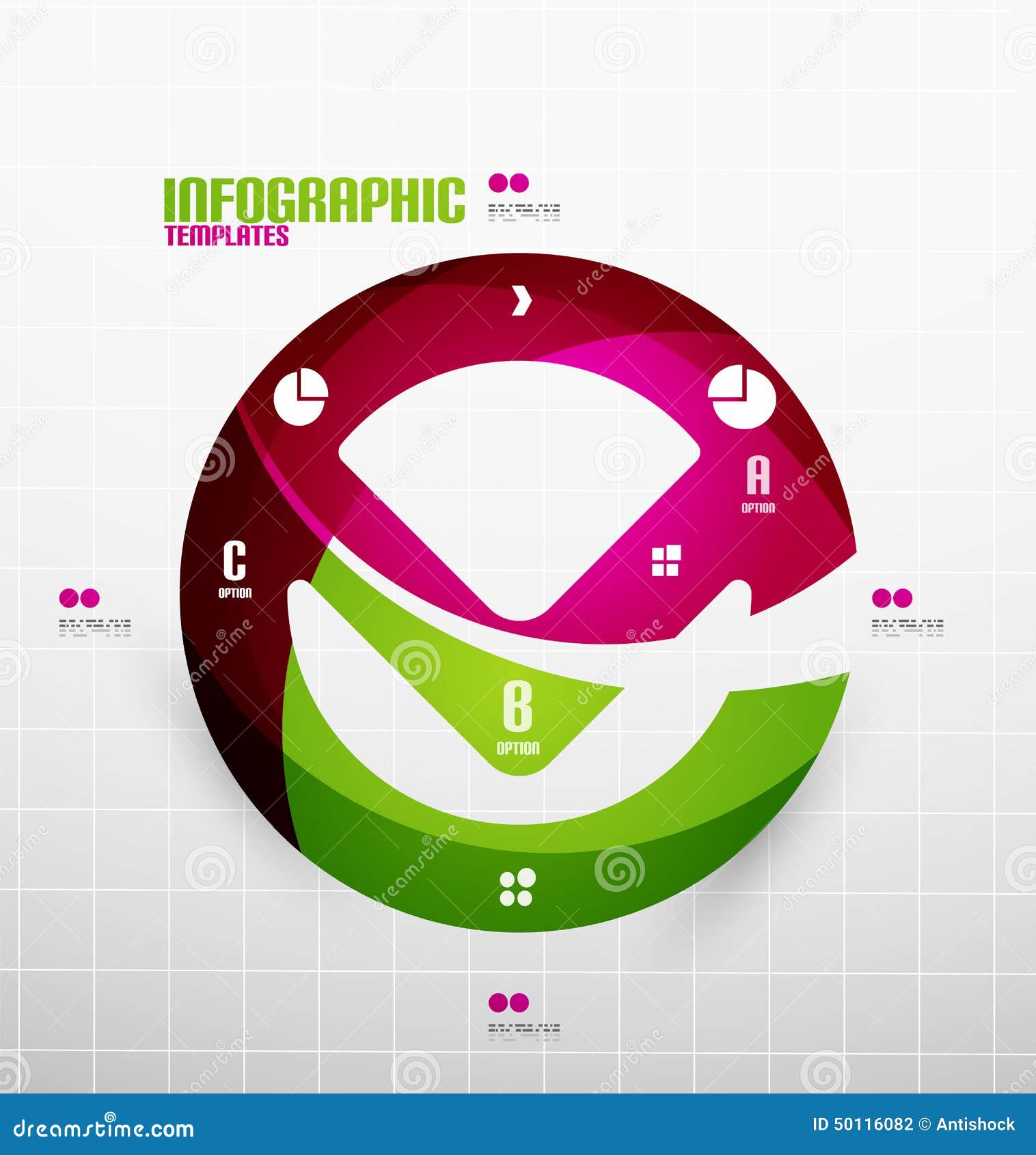 Modern Fresh Wave Business Infographics Stock Vector - Illustration of ...