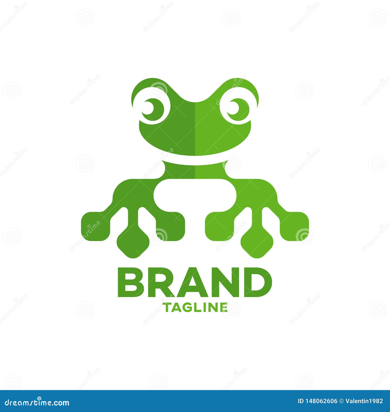 Modern Frog and Technology Logo Stock Vector - Illustration of green, large: 148062606
