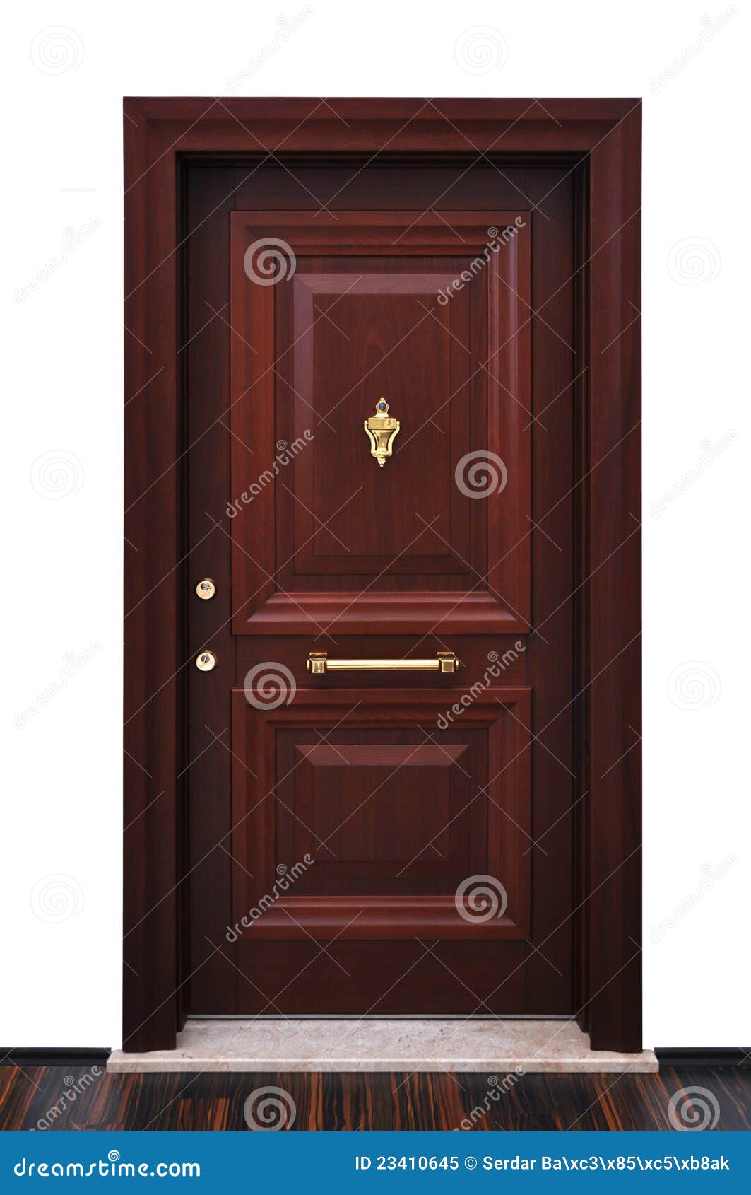 Modern front door stock image. Image of exit, bright - 23410645