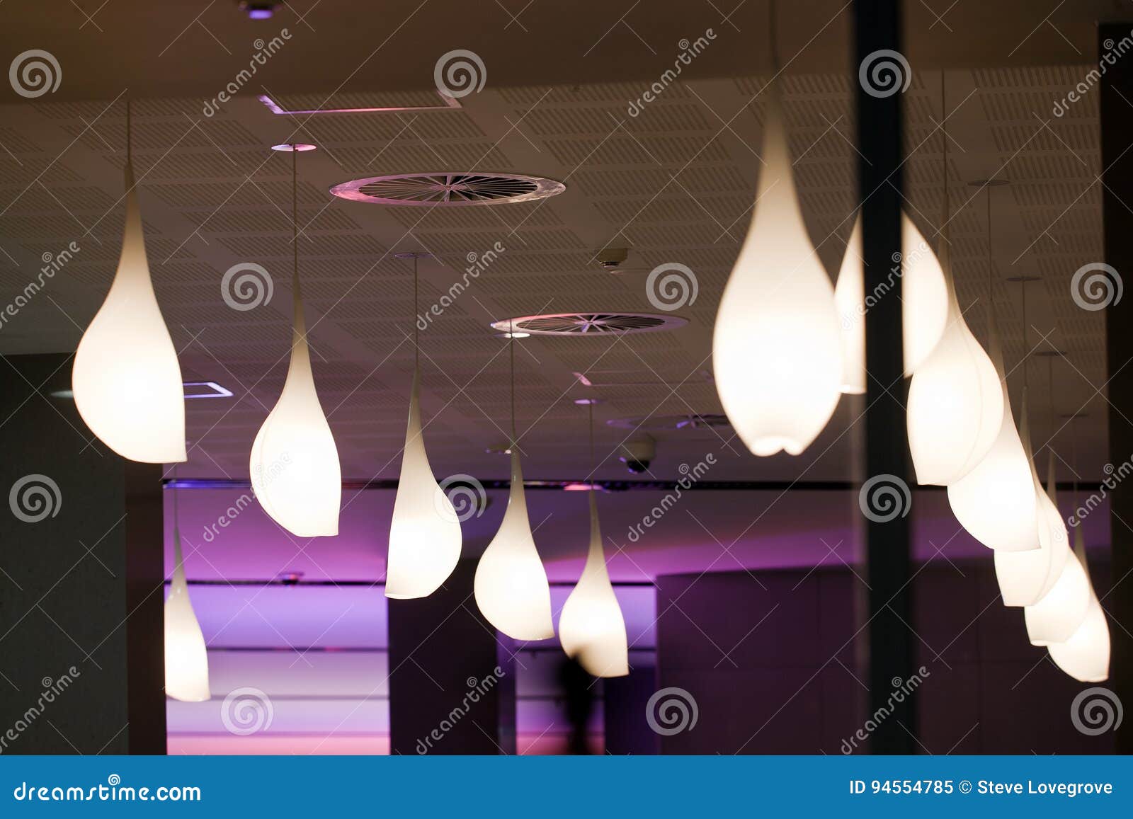 Modern Funky Light Fittings Stock Image - Image of interior, decoration ...