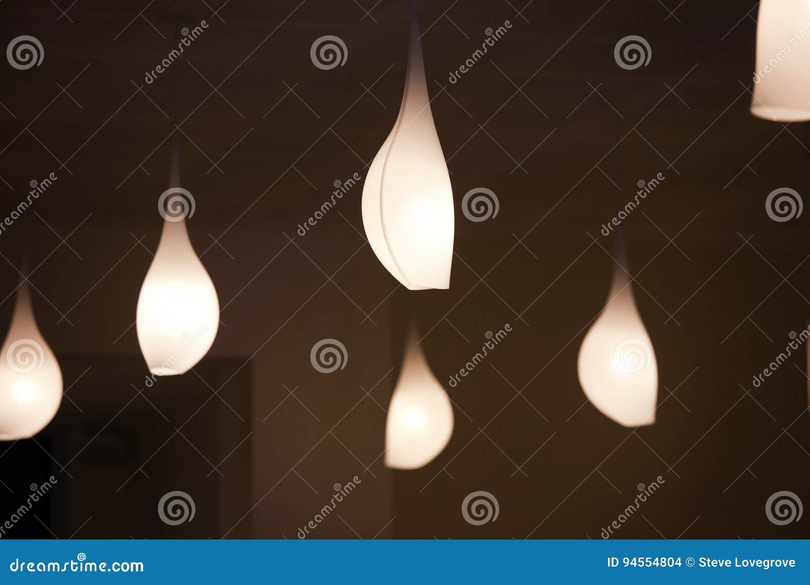Modern Funky Light Fittings Stock Photo - Image of funky, architecture ...