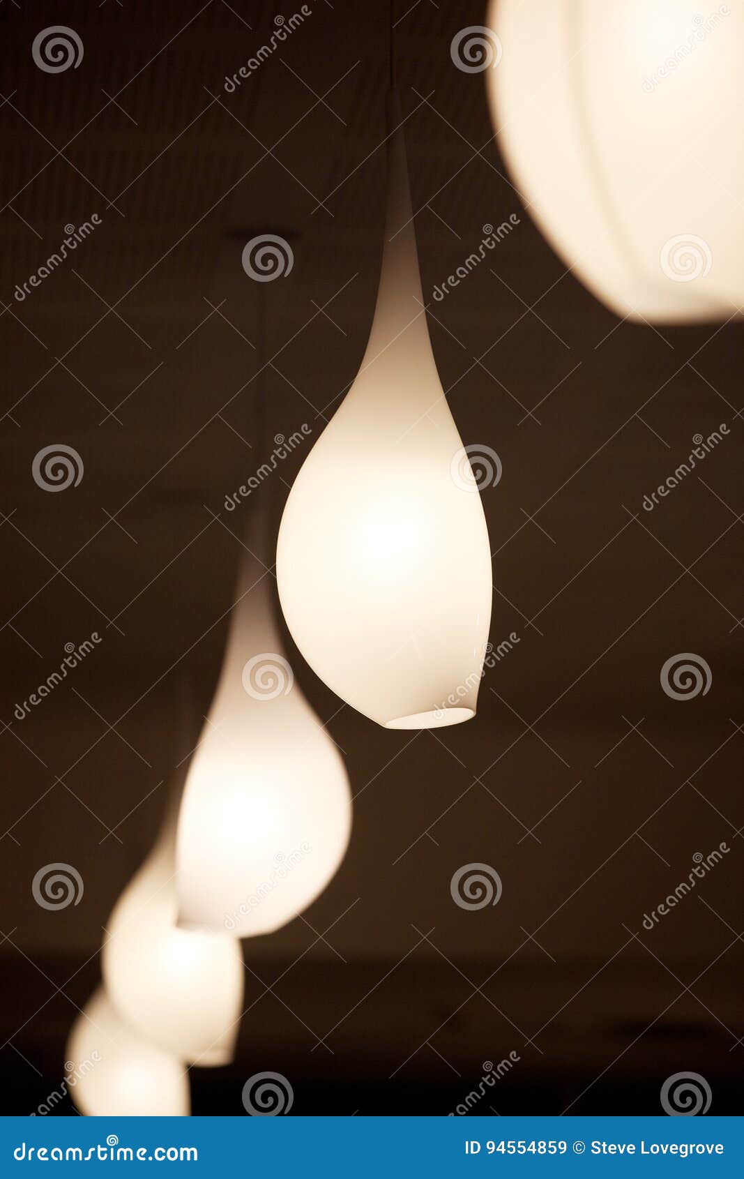 Modern Funky Light Fittings Stock Image - Image of building, decor ...