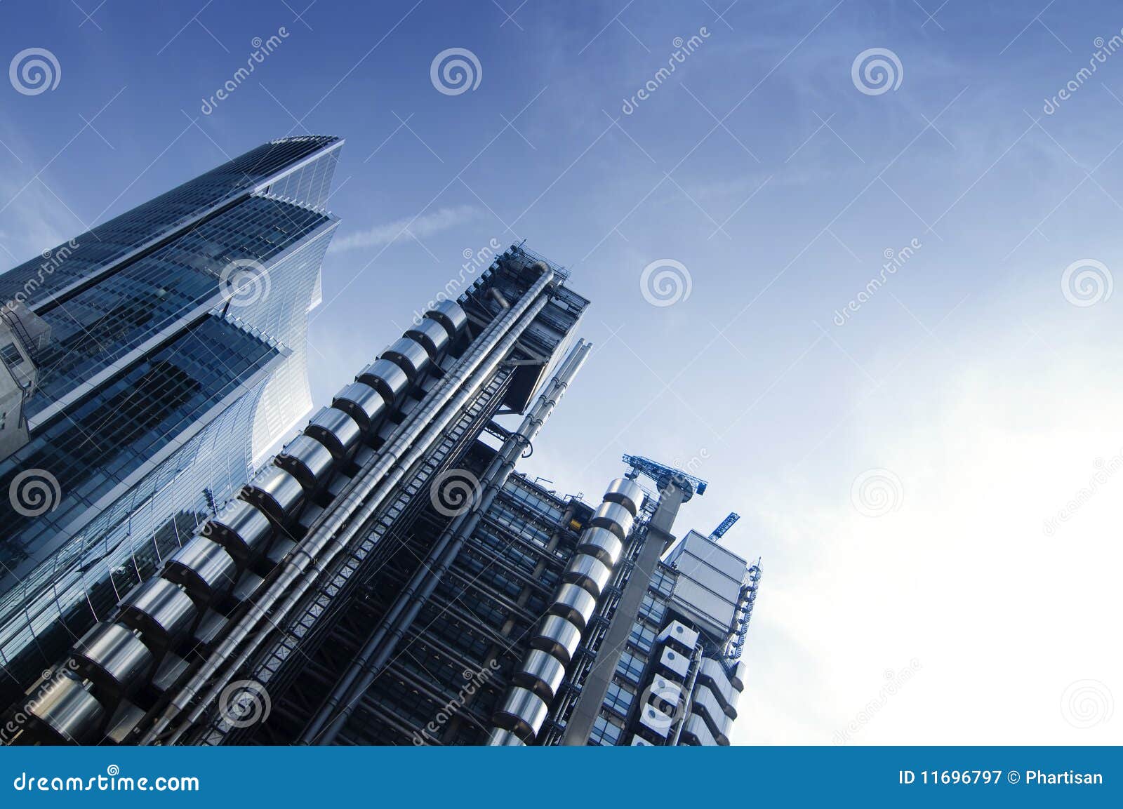 Modern Futuristic Architecture Stock Image - Image of office, sight ...