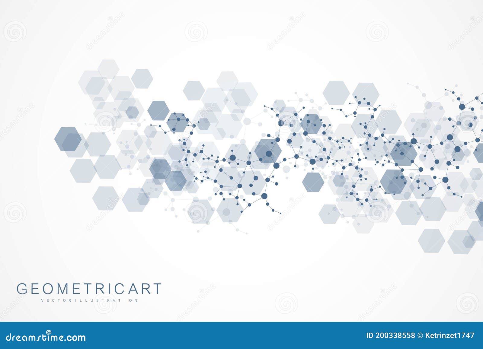 Modern Futuristic Background of the Scientific Hexagonal Pattern ...