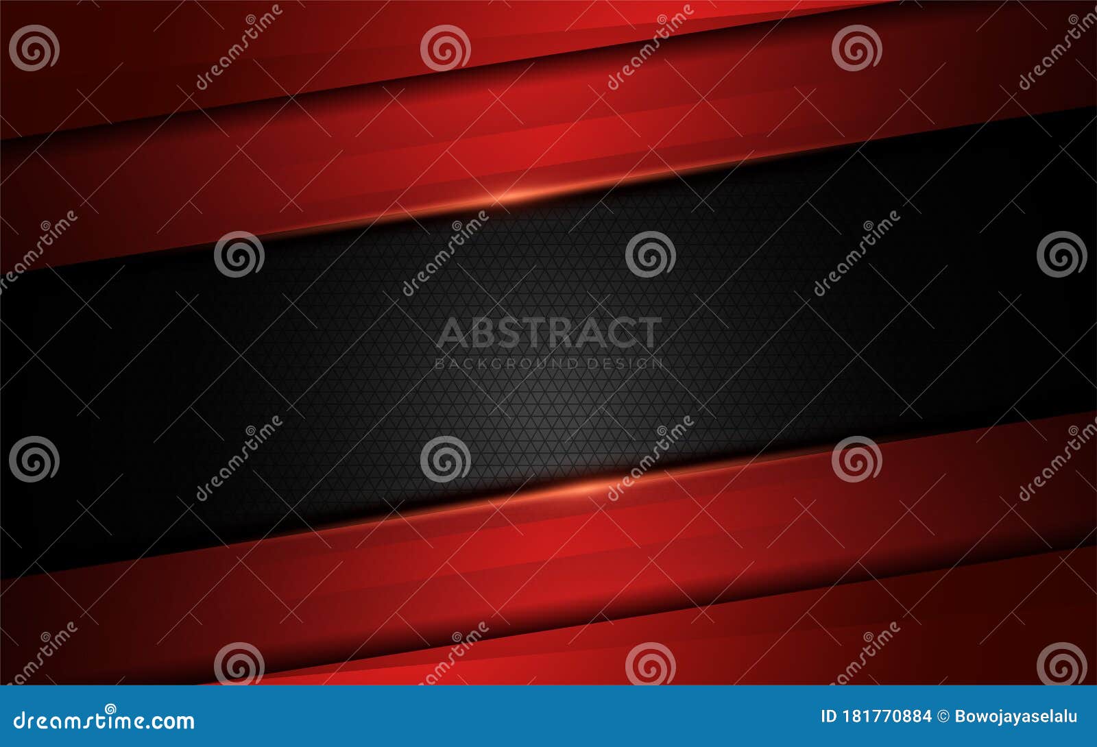 Modern Futuristic Black and Red Background Design Stock Vector ...