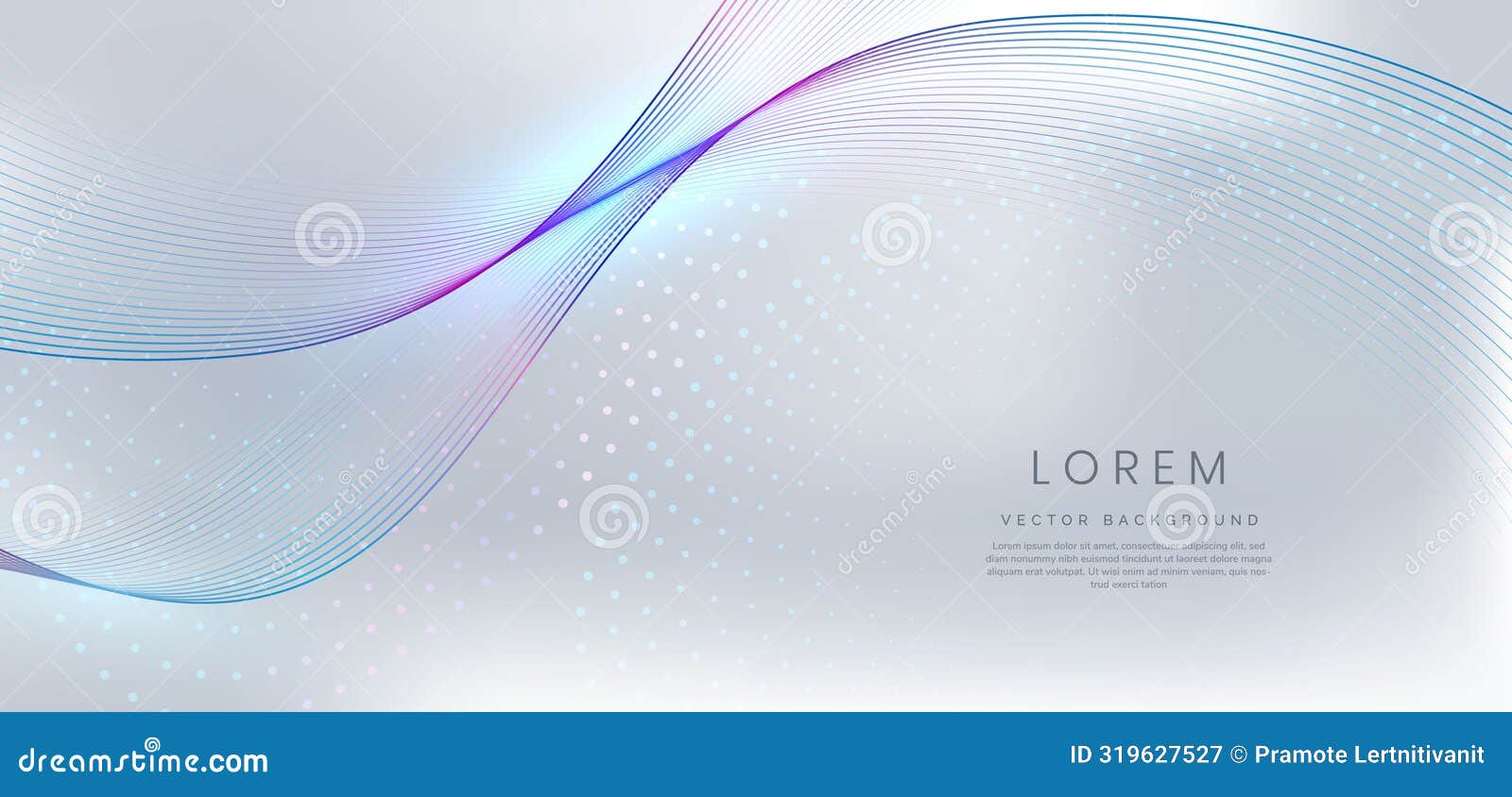 Modern Futuristic Blue and Red Dynamic Wavy Dotted Line Texture on ...