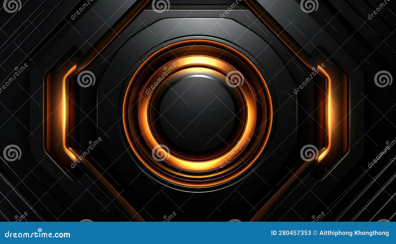 Modern Futuristic Dark Background. Abstract Futuristic Background With ...