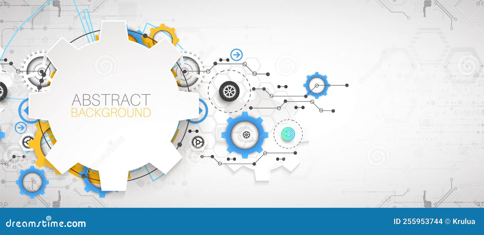 Modern Futuristic, Engineering, Science, Technology Vector Background ...