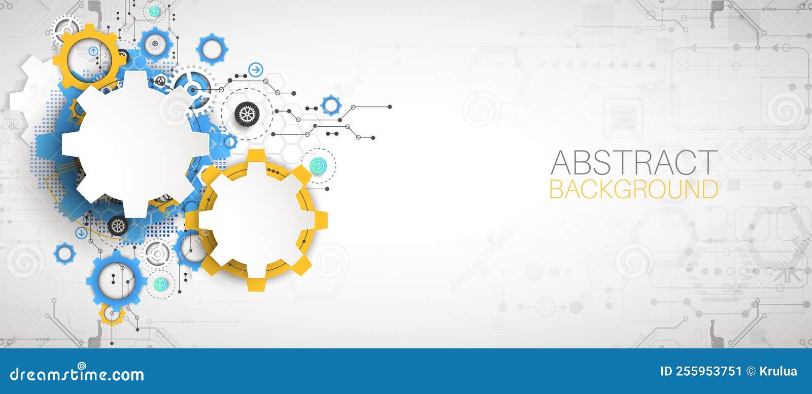 Modern Futuristic, Engineering, Science, Technology Vector Background ...