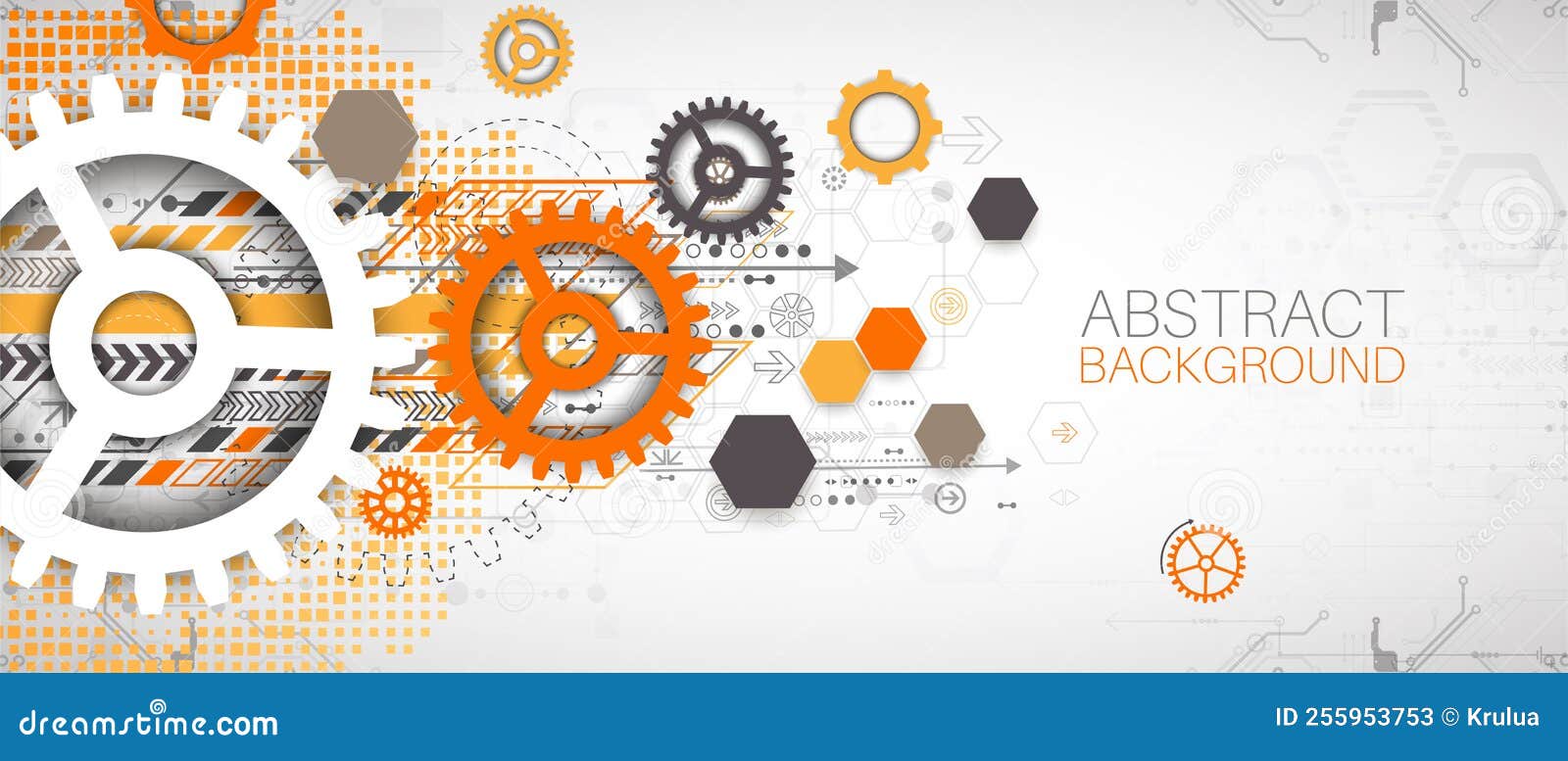 Modern Futuristic, Engineering, Science, Technology Vector Background ...