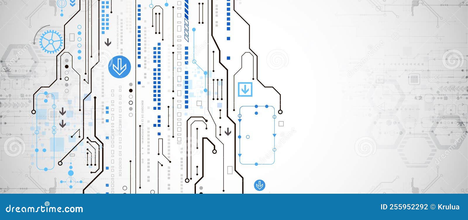 Modern Futuristic, Engineering, Science, Technology Vector Background ...