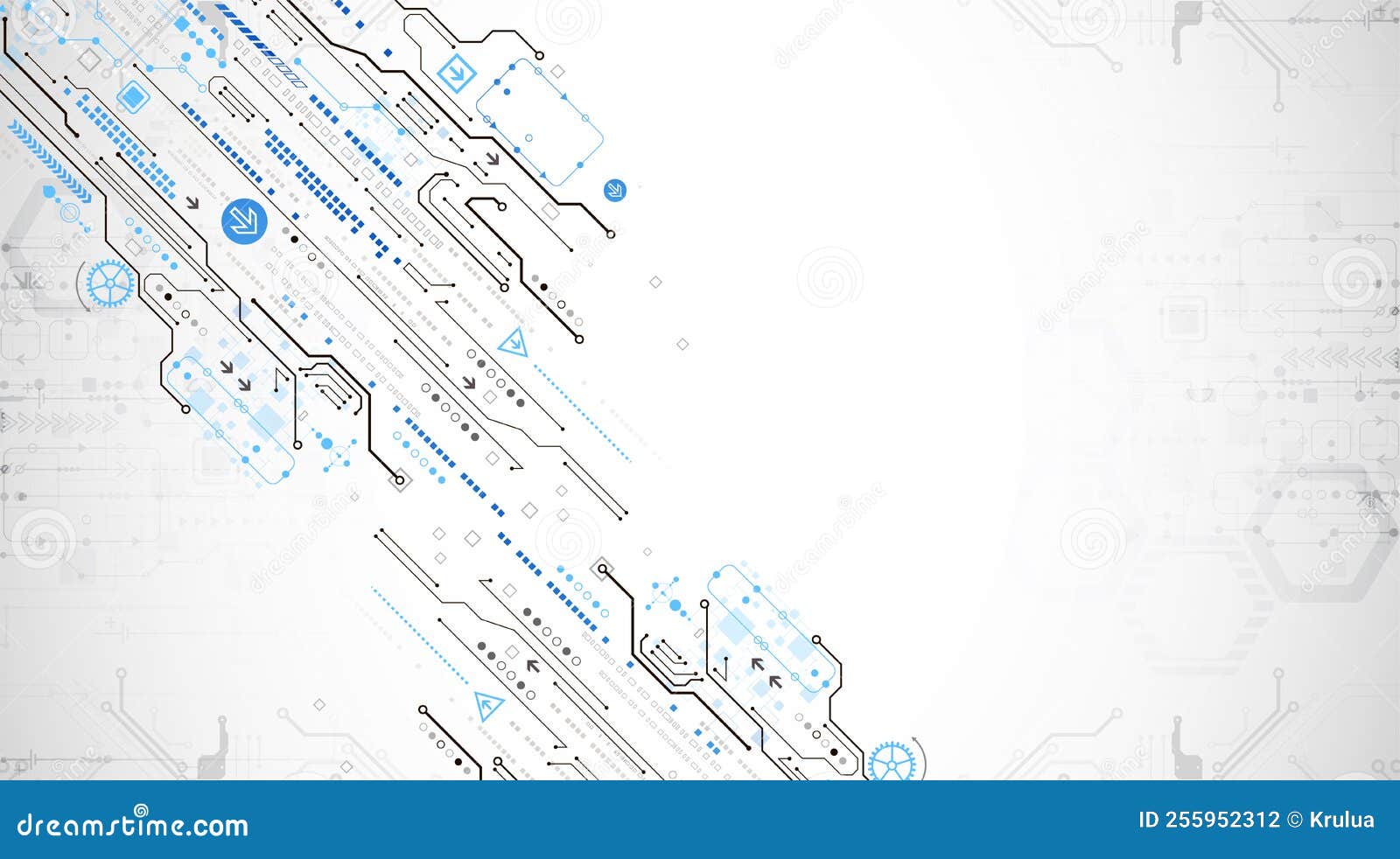 Modern Futuristic, Engineering, Science, Technology Vector Background ...