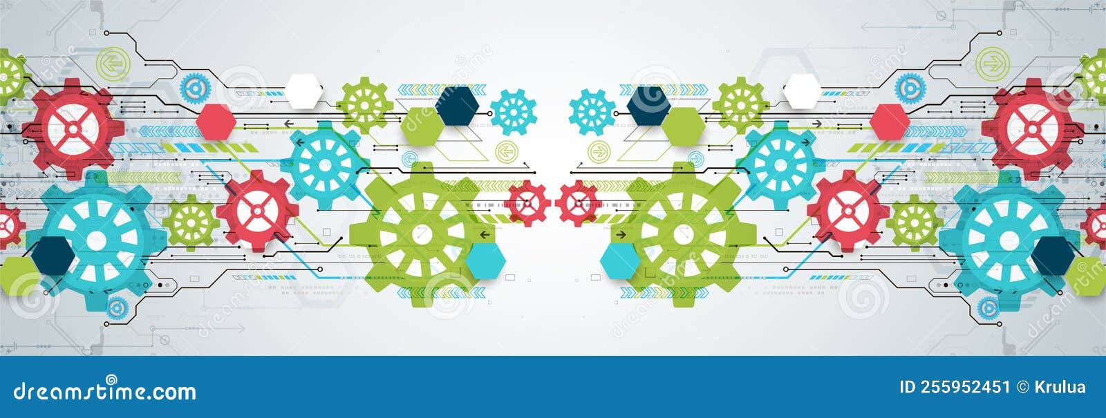 Modern Futuristic, Engineering, Science, Technology Vector Background ...