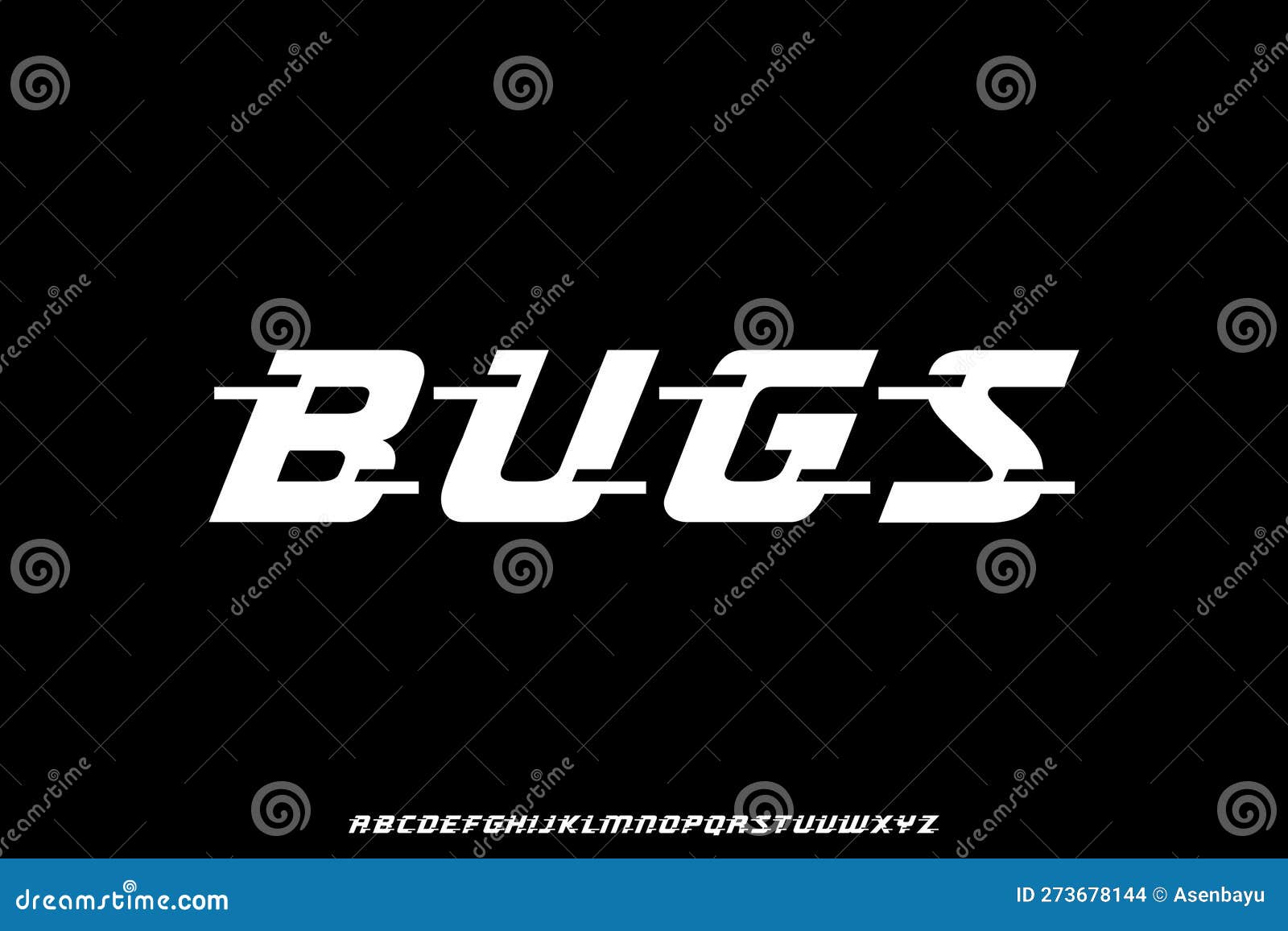 Modern Futuristic Glitch or Bugs Font Vector Editorial Stock Image ...