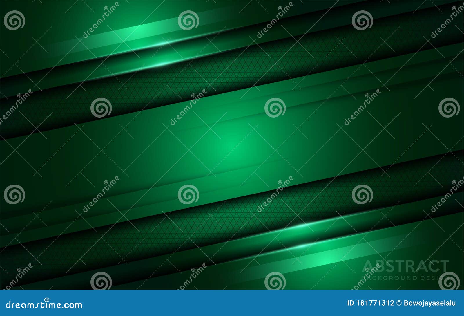 Modern Futuristic Green Background Design. Vector Graphic Illustration ...