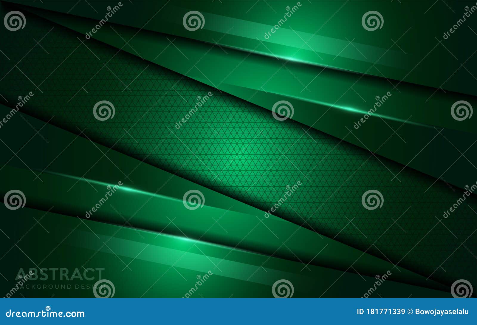 Modern Futuristic Green Background Design. Vector Graphic Illustration ...