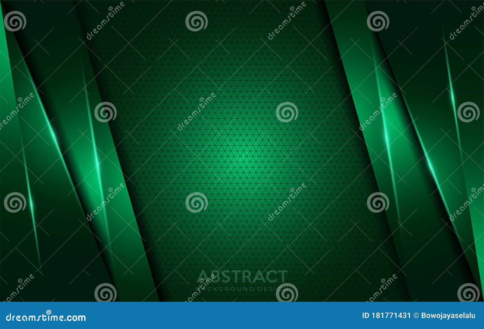 Modern Futuristic Green Background Design. Vector Graphic Illustration ...