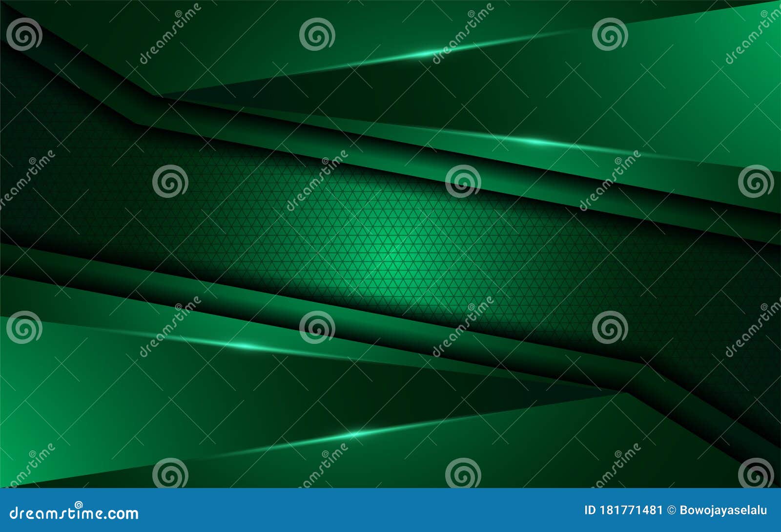 Modern Futuristic Green Background Design. Vector Graphic Illustration ...