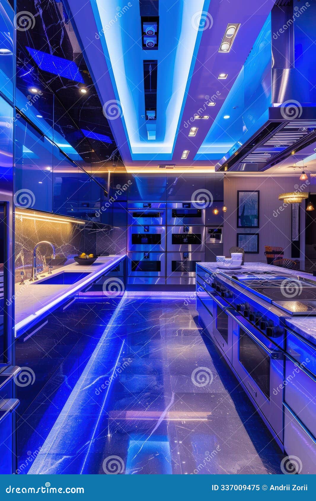 Futuristic Kitchen Design with Energy Efficient Appliances, Sleek ...