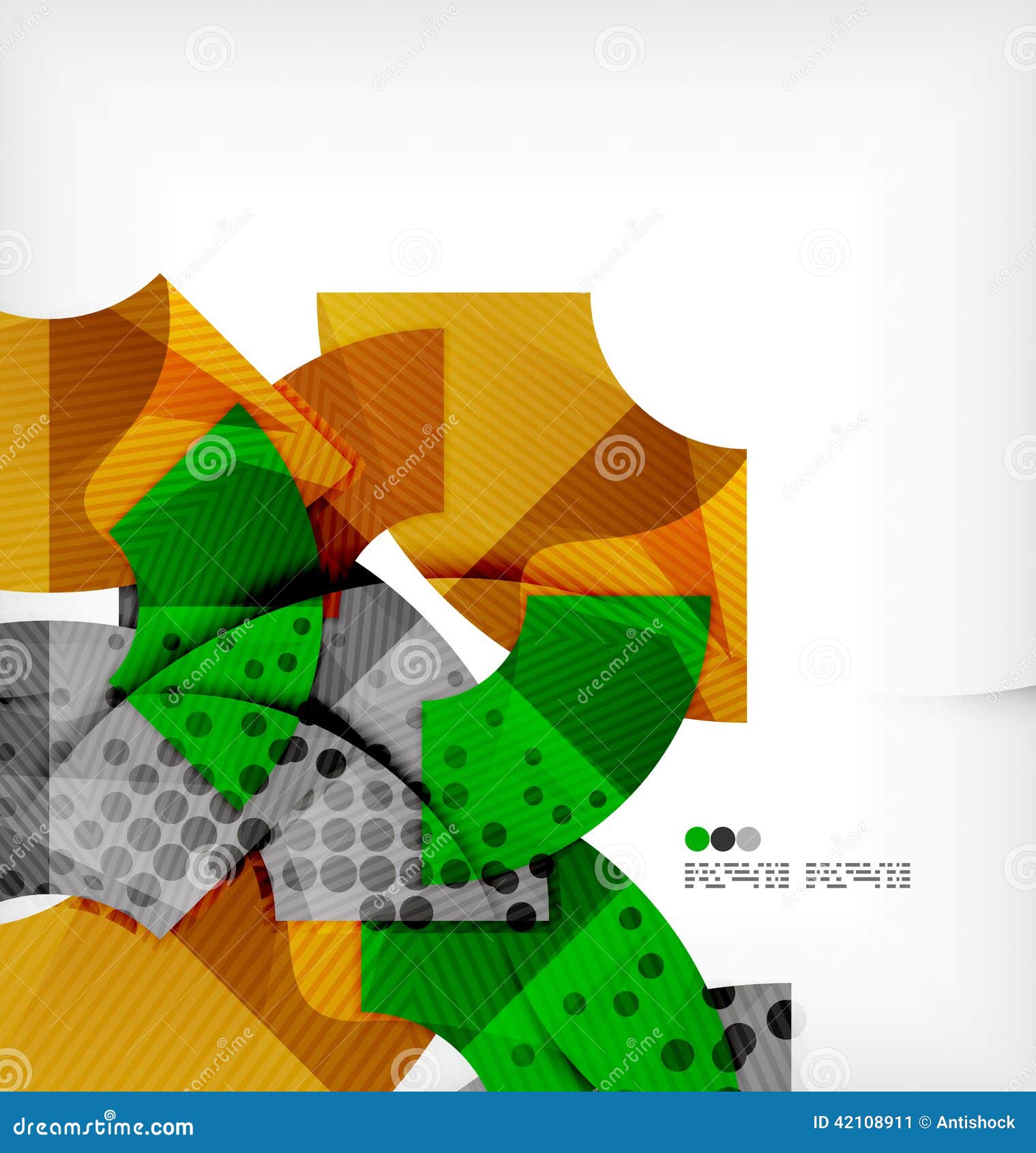 Modern Futuristic Techno Abstract Composition Stock Vector ...