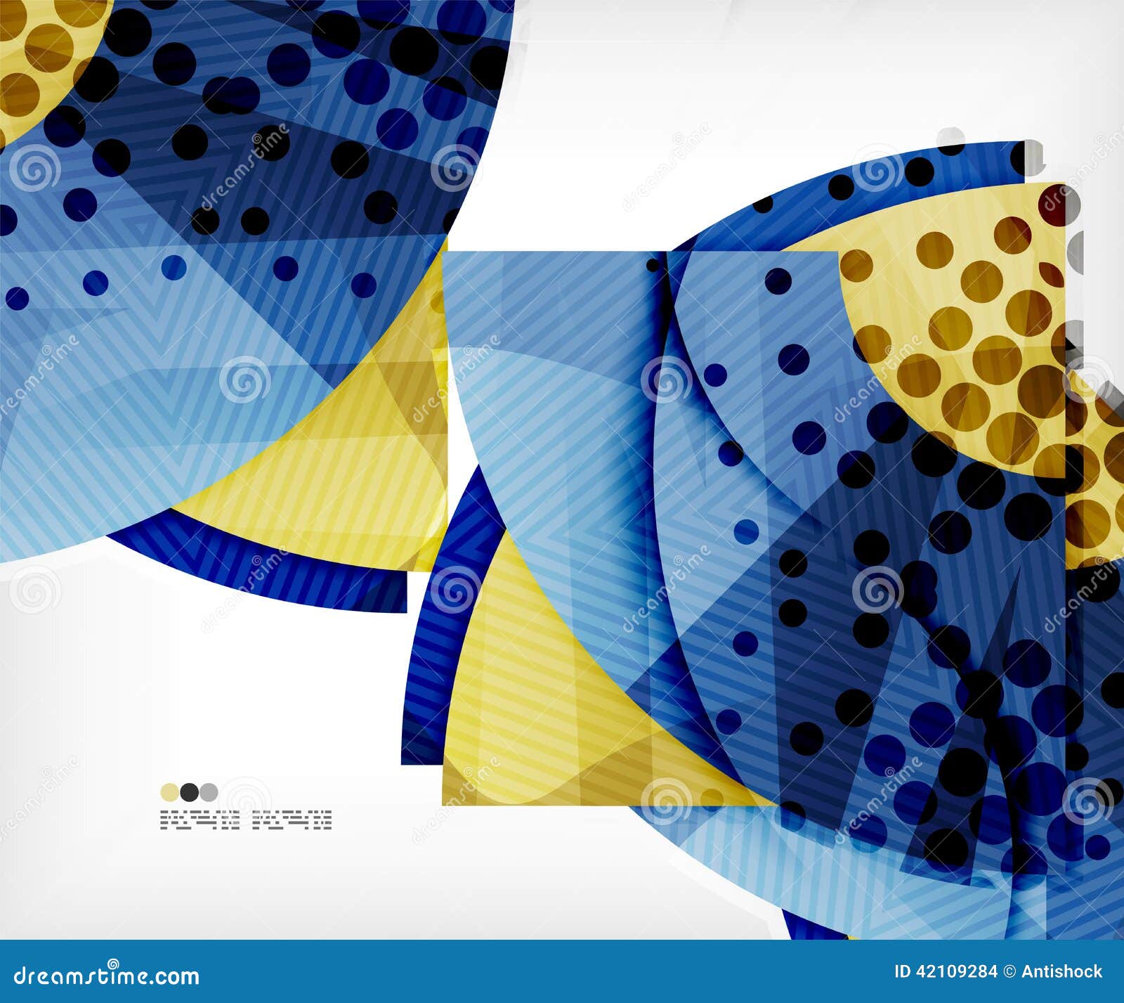 Modern Futuristic Techno Abstract Composition Stock Vector ...