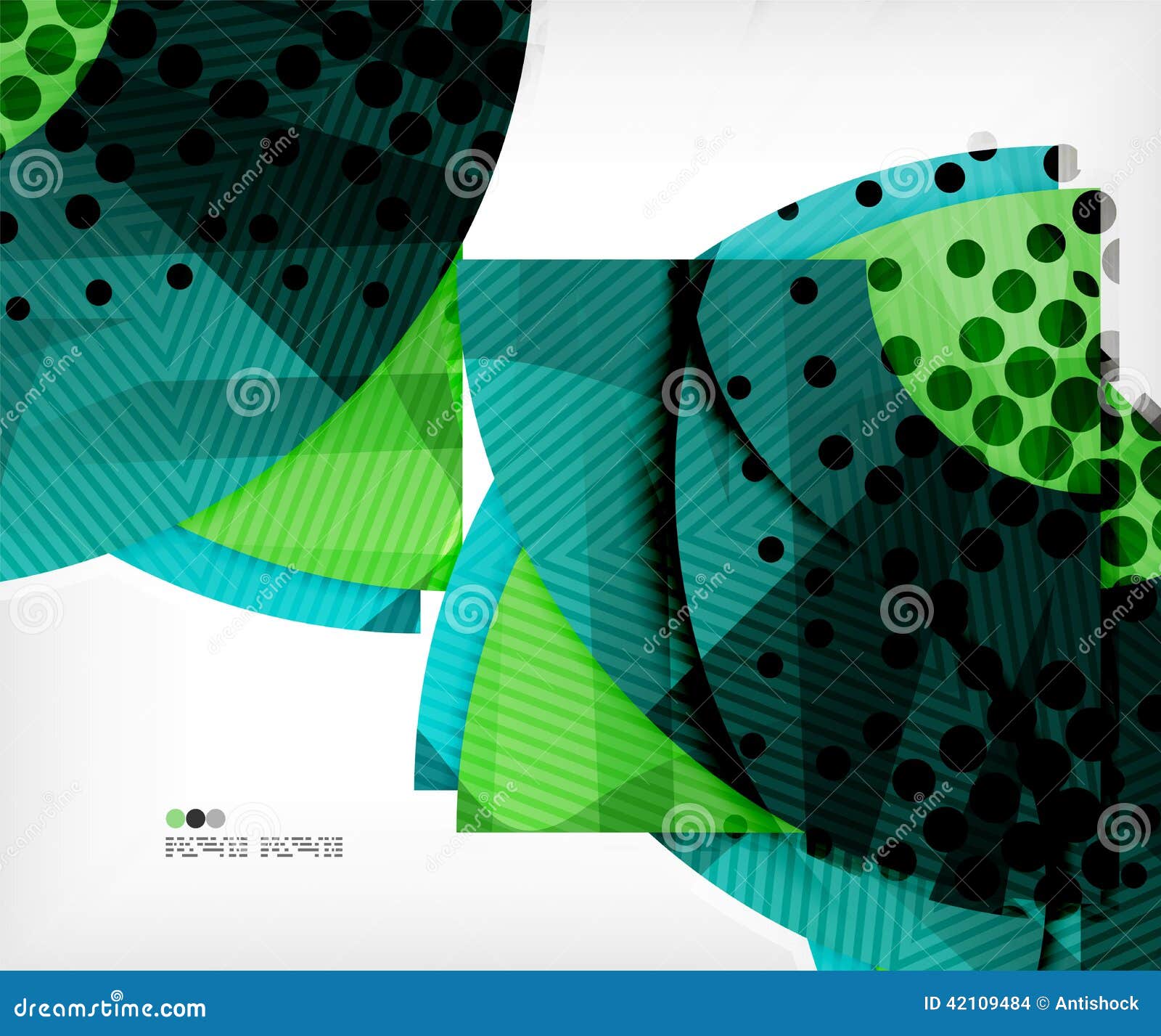 Modern Futuristic Techno Abstract Composition Stock Vector ...