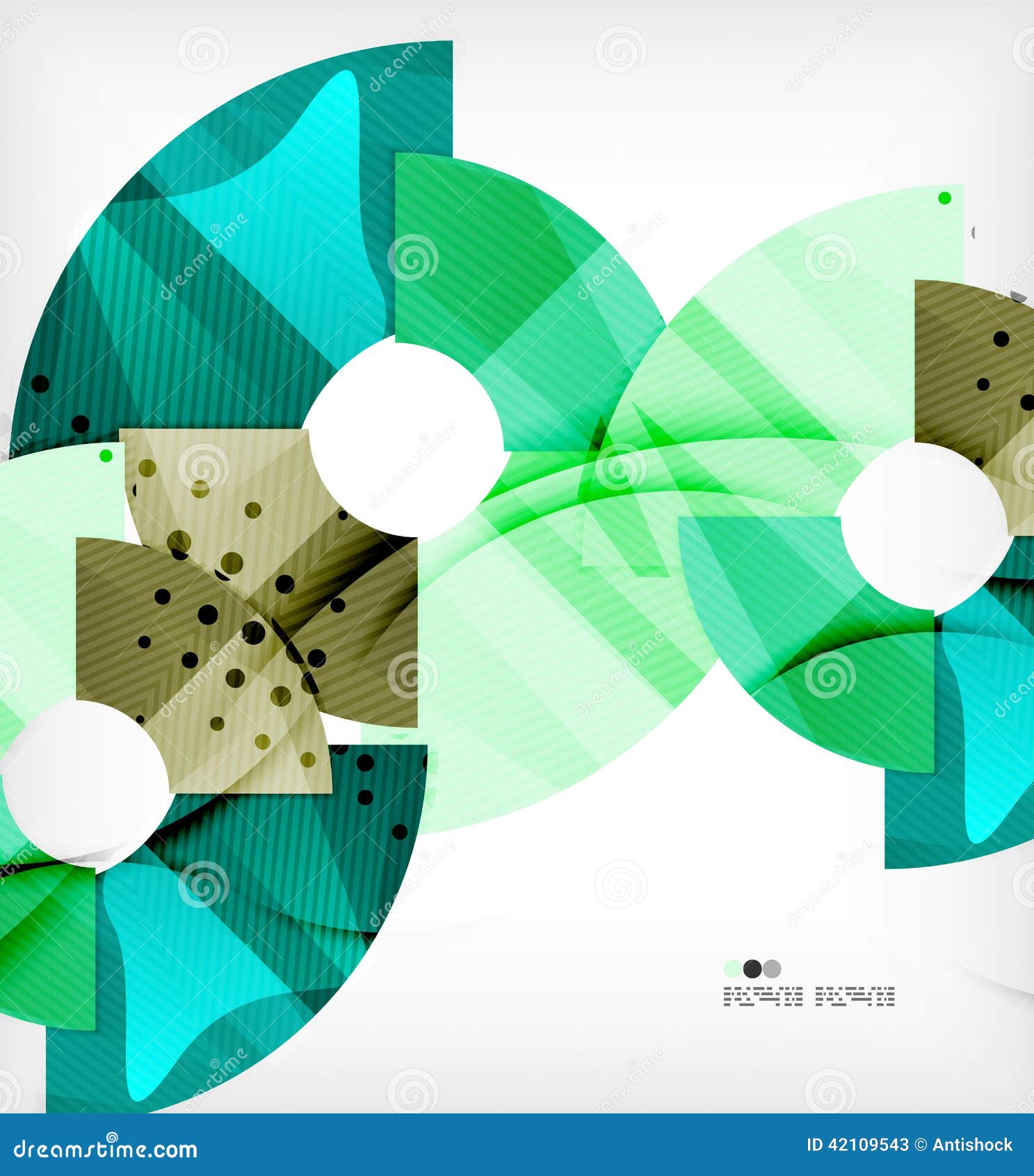 Modern Futuristic Techno Abstract Composition Stock Vector ...