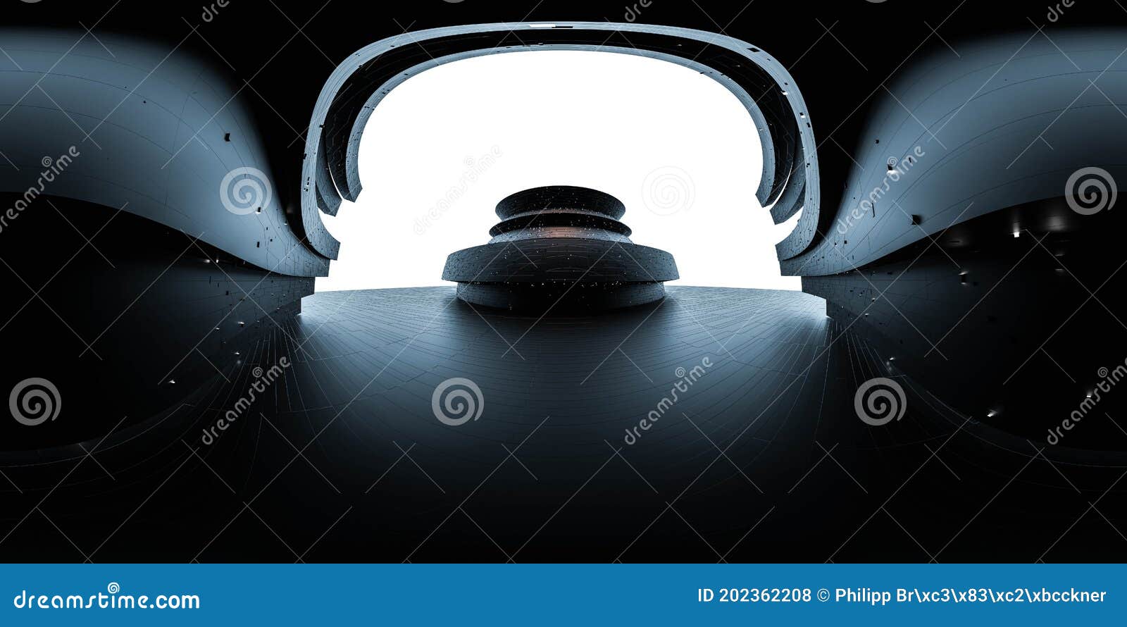 360 Modern Futuristic Technology Panorama Vr Hdr Style Equi Rectangular ...