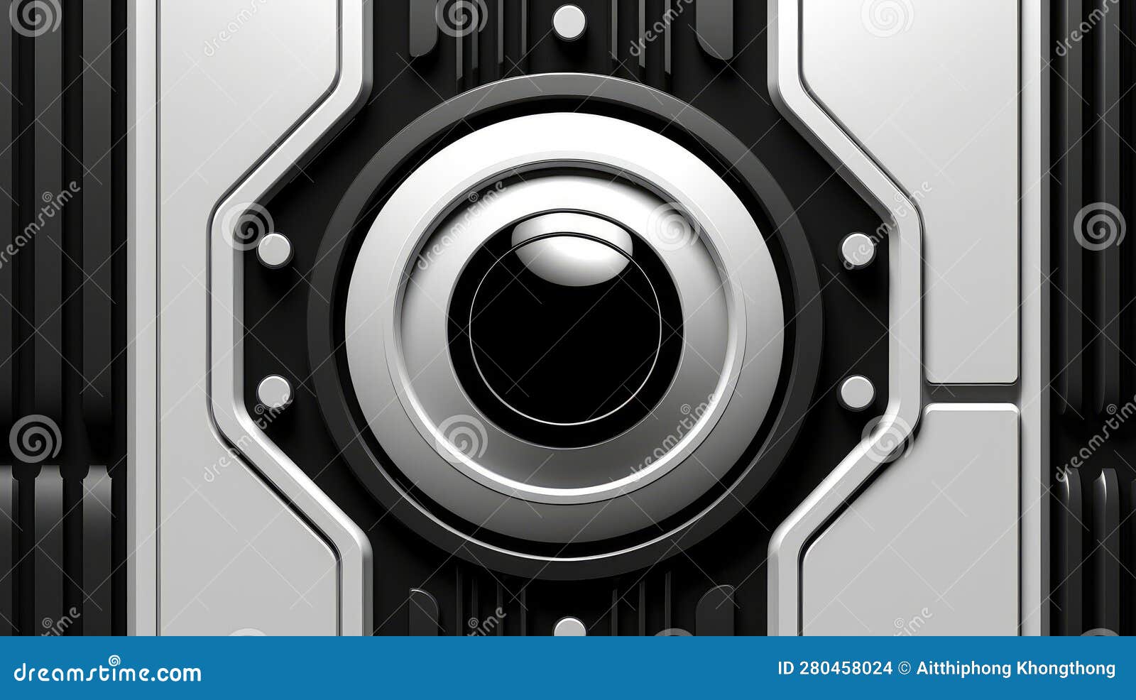 Modern Futuristic White Black Background. Abstract Futuristic ...