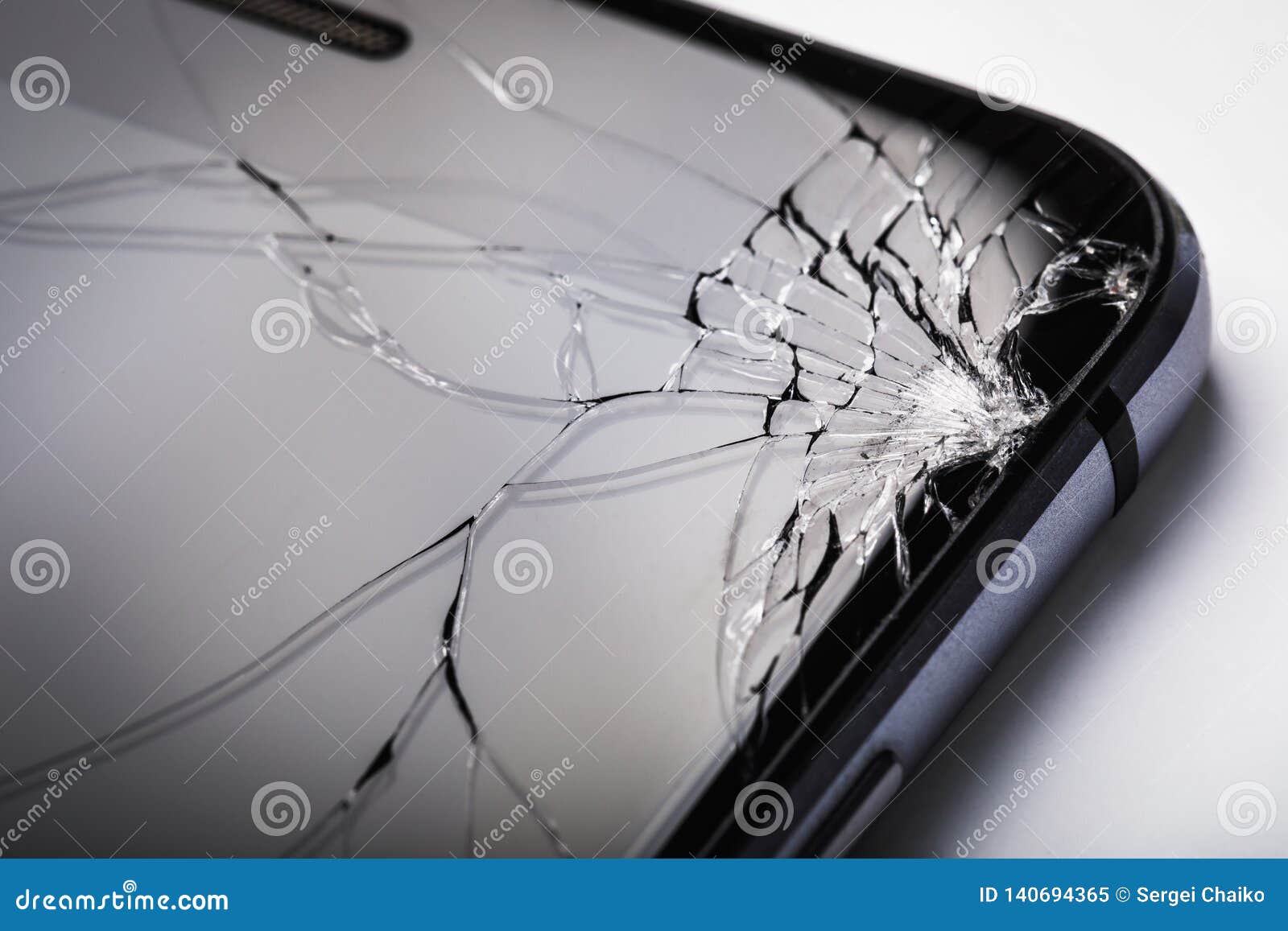 Modern Gadgets: Broken Phone Glass Stock Image - Image of gadgets ...