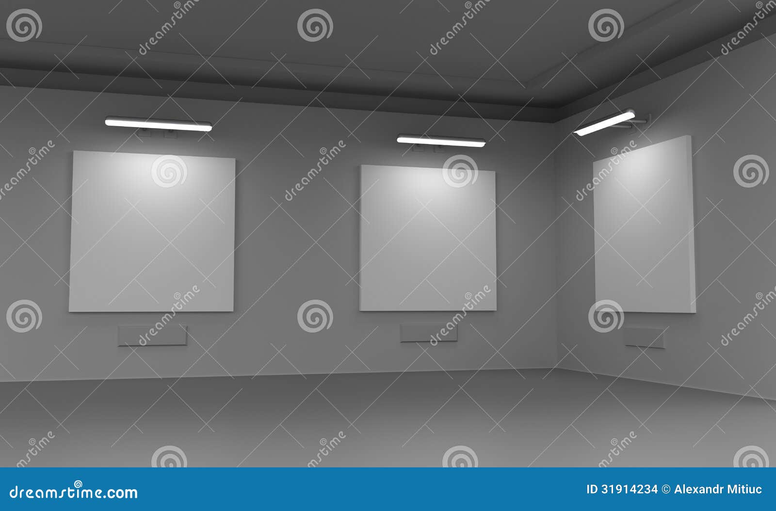 A Modern Art Gallery Where 2D Paintings Extend Into 3D Sculptures ...