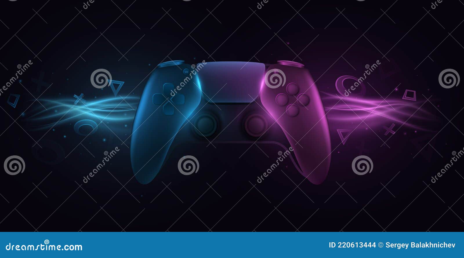 Abstract Joystick Button With Metal Texture Vector Illustration ...