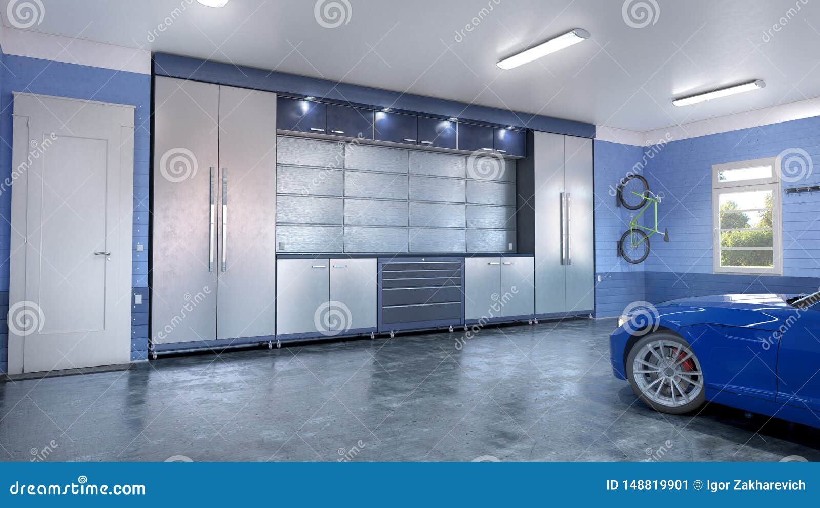 Modern Open Garage Design
