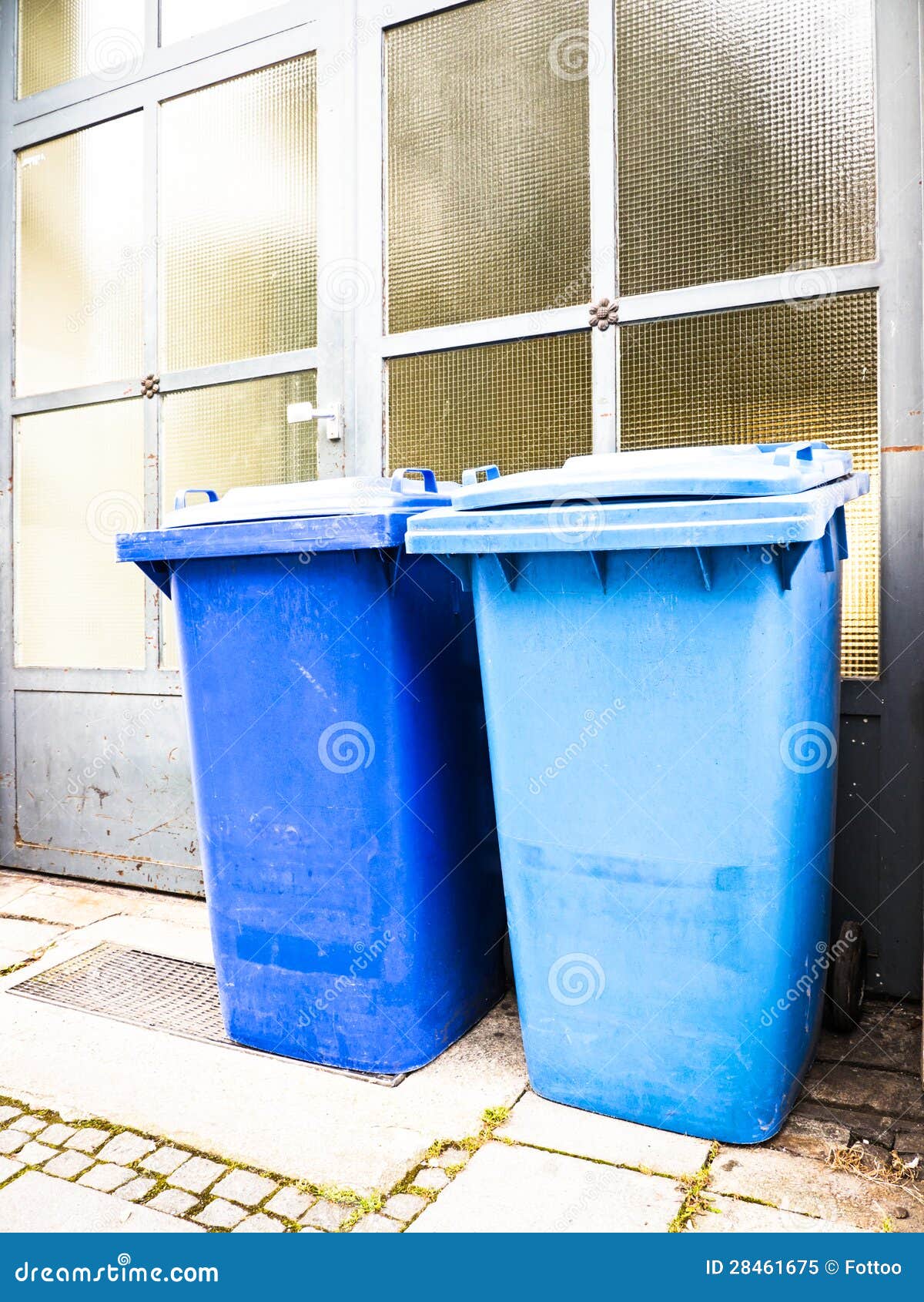 Modern garbage bin stock image. Image of closed, wheeled - 28461675