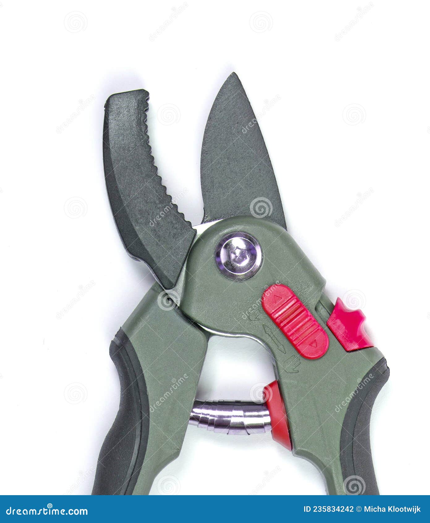 Modern garden scissor tool stock photo. Image of garden - 235834242