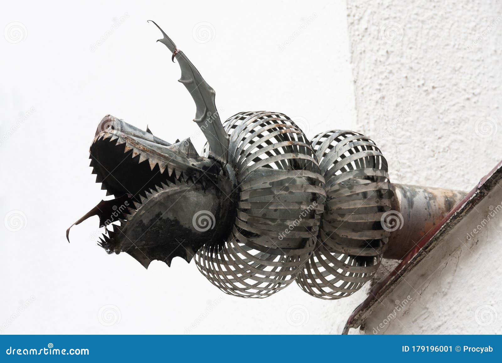 Gargoyle In The Shape Of A Male Face Royalty-Free Stock Photography ...