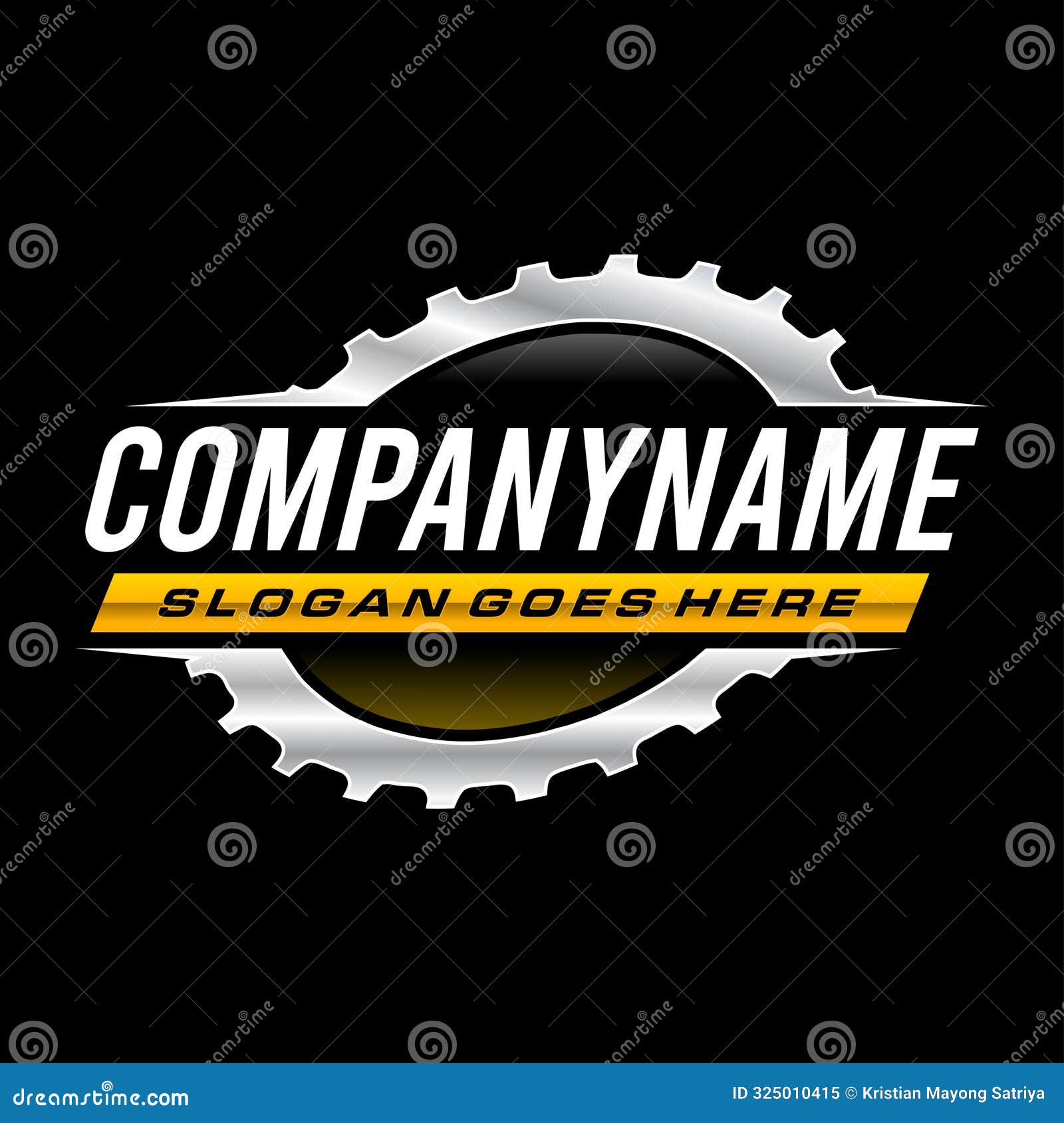 Modern Gear Logo Template Vector Stock Vector - Illustration of vector ...