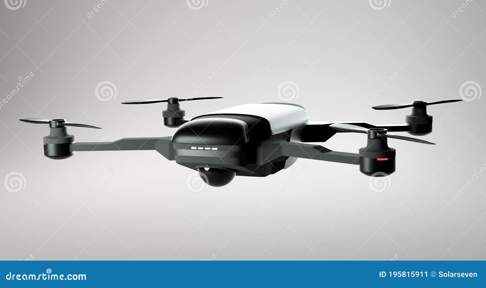 Modern Generic Flight Drone Quadcopter Stock Illustration ...
