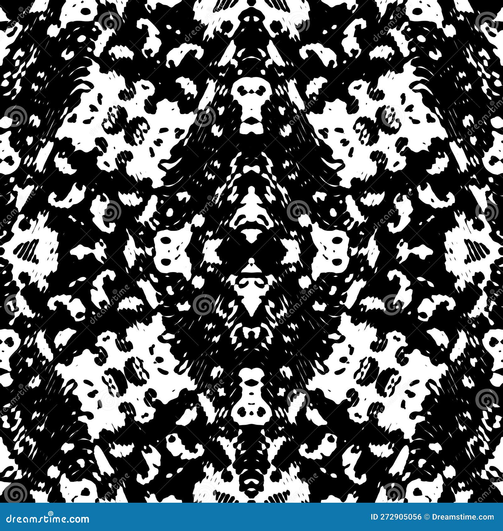 Modern Geo Wave Pattern. Seamless Fashion Design Tile in Black and ...