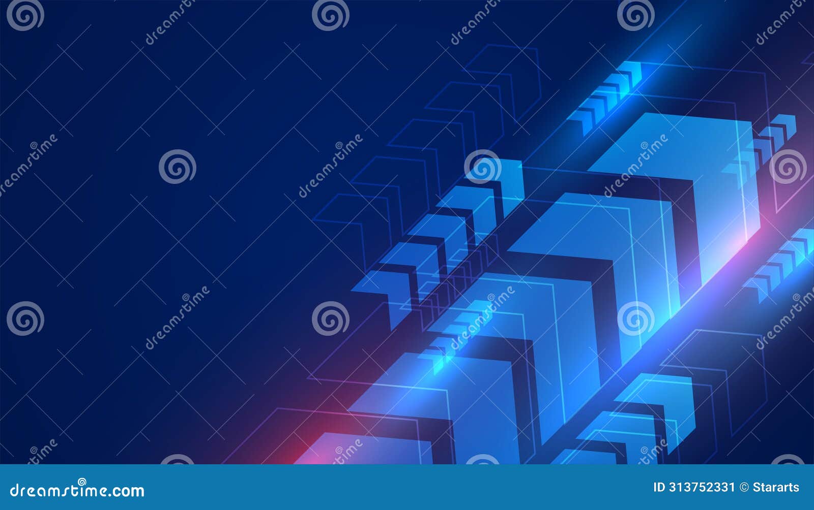 Modern Geometric Arrow Backdrop for Business Presentation Stock ...