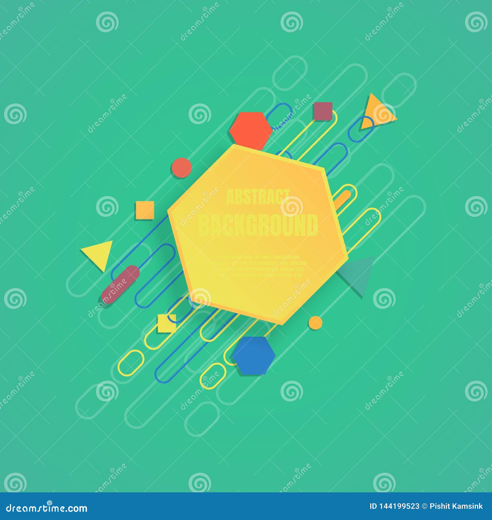 Modern Geometric Background with Empty for Text Your Stock Vector ...