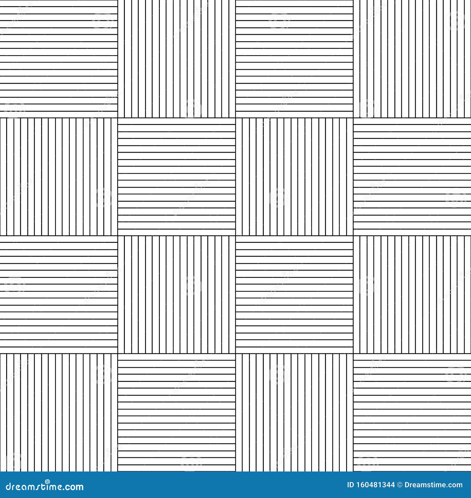 Modern Geometric Basketweave Block Texture Seamless Vector Pattern ...