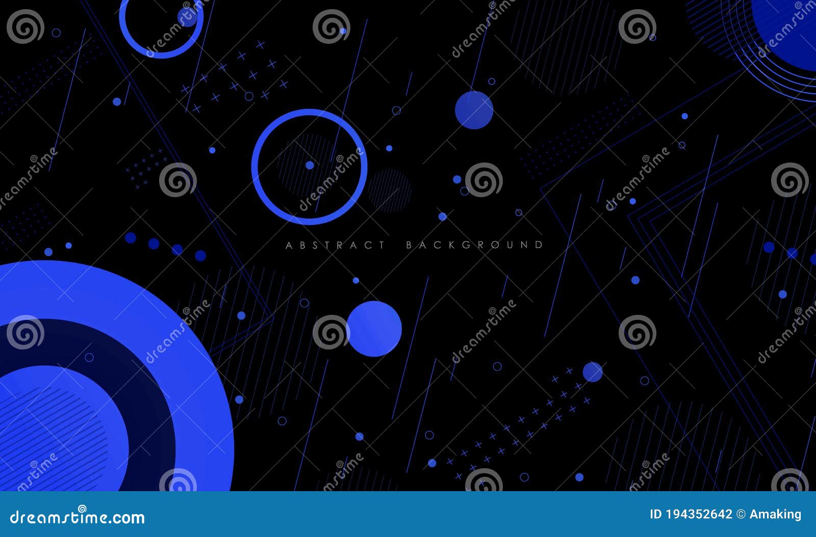 Modern Geometric Digital - Vector Background. Stock Vector ...