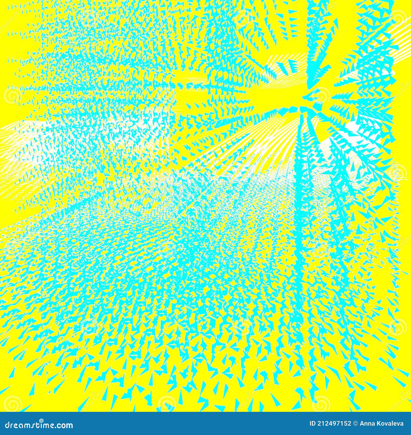 Modern Geometric Graphic Design. Bitmap Illustration Stock Illustration ...