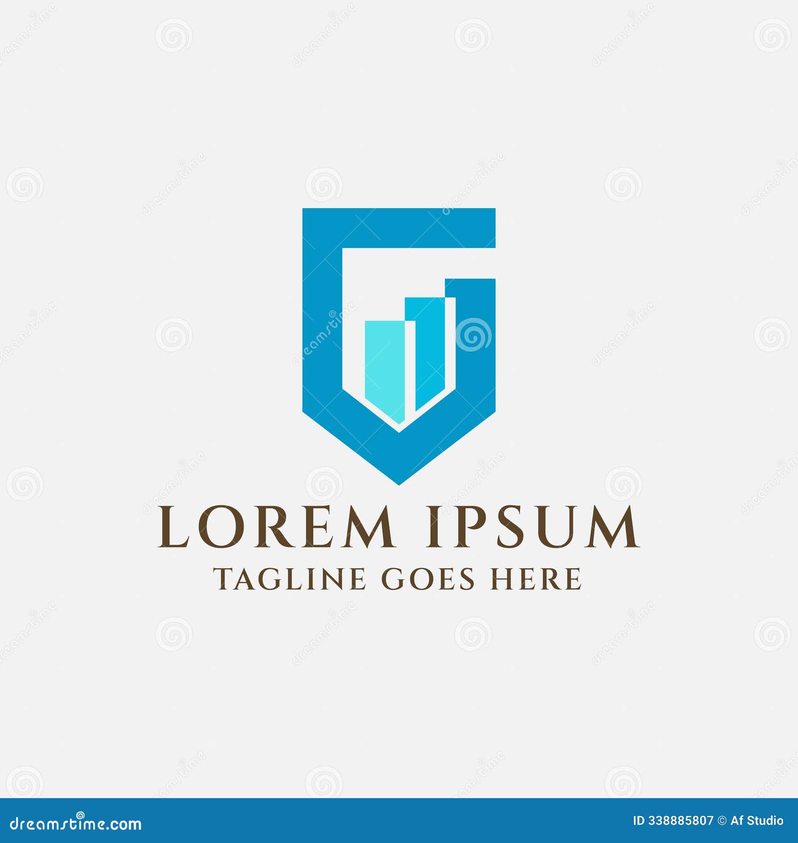 Modern Geometric Initial Letter GM MG with Shield for Secure Secret ...