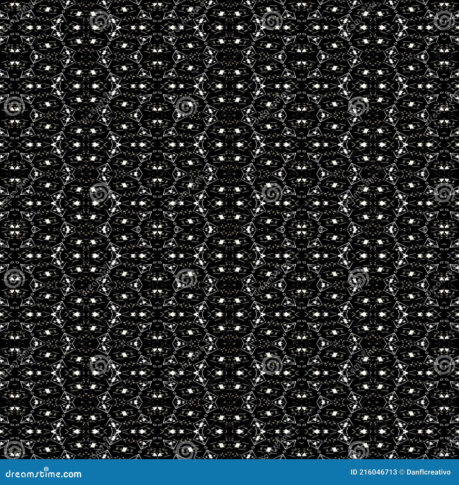 Modern Geometric Black and White Pattern Stock Image - Image of print ...