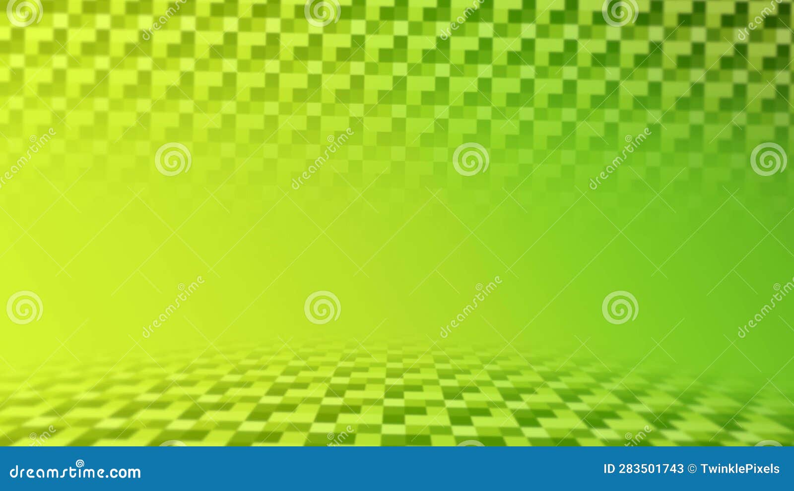 Modern Geometric Pattern with Squares in Rows on Green Gradient Stock ...